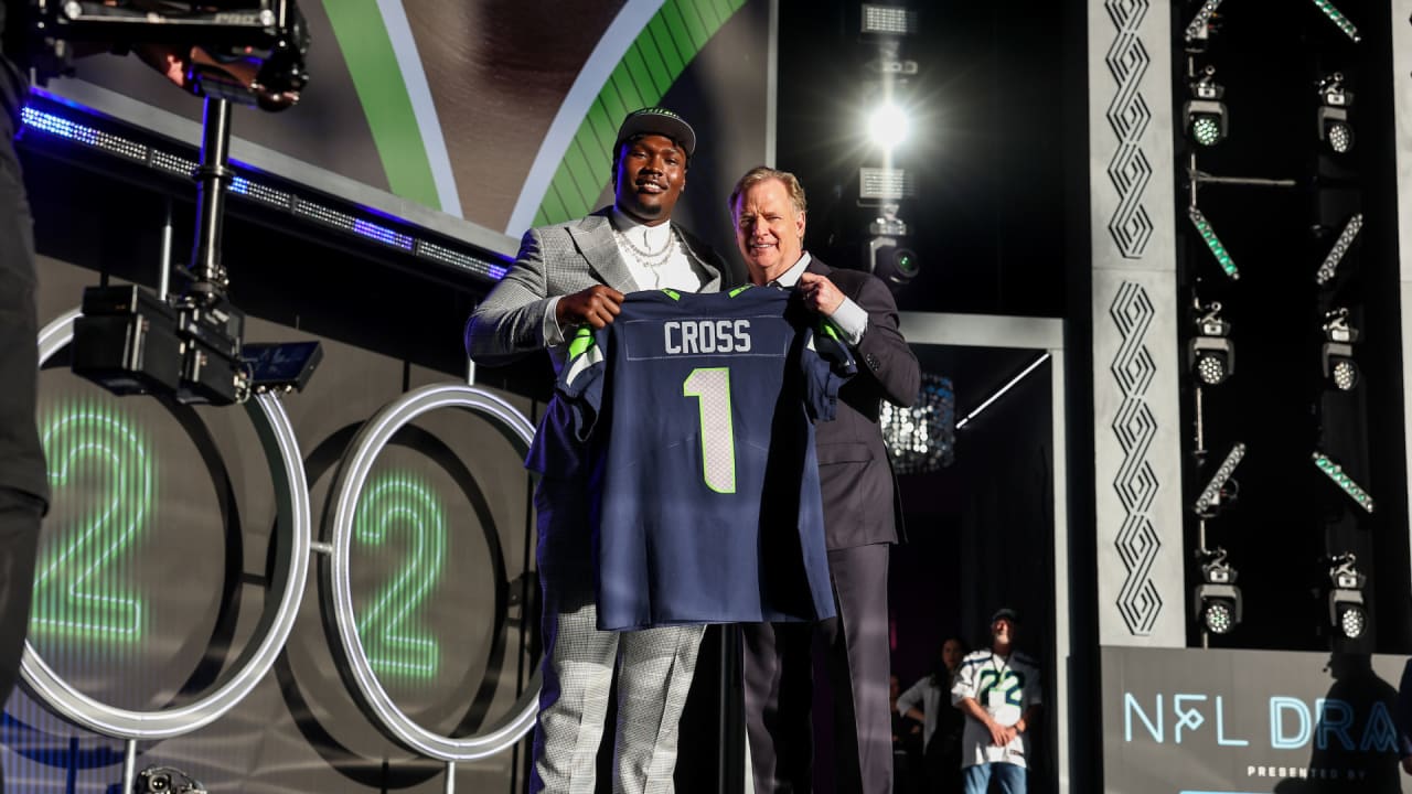 PHOTOS: Seahawks No. 9 Pick OT Charles Cross At The 2022 NFL Draft