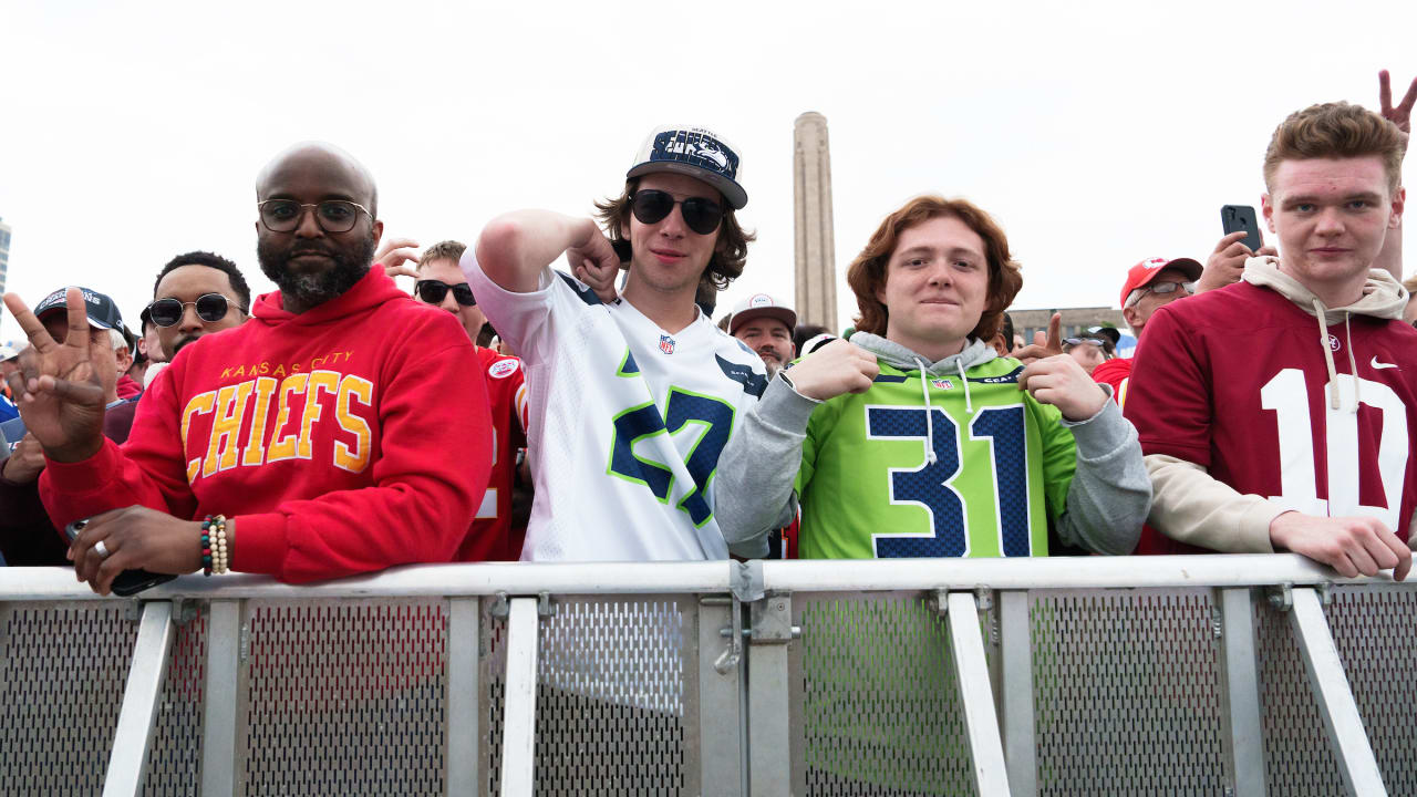 PHOTOS: Scenes From Day 1 Of The 2023 NFL Draft In Kansas City