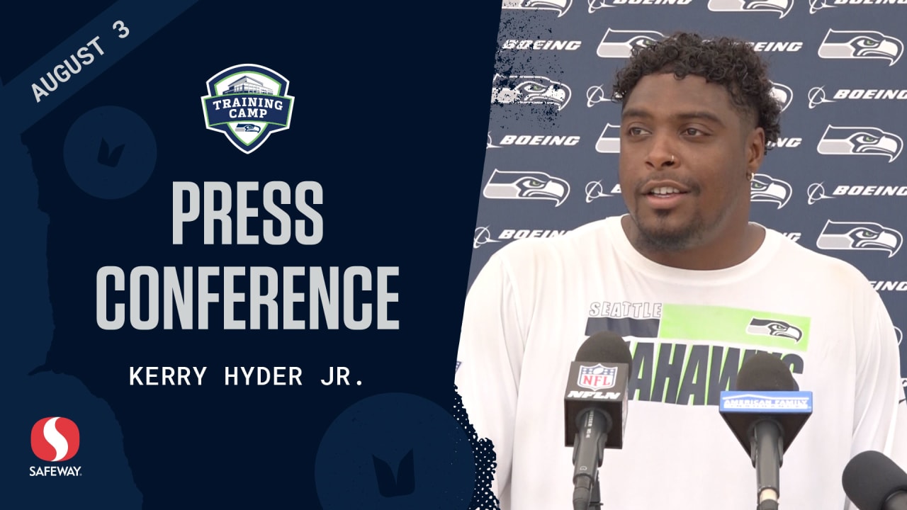 Kerry Hyder Jr. Seahawks Training Camp Press Conference - August 3