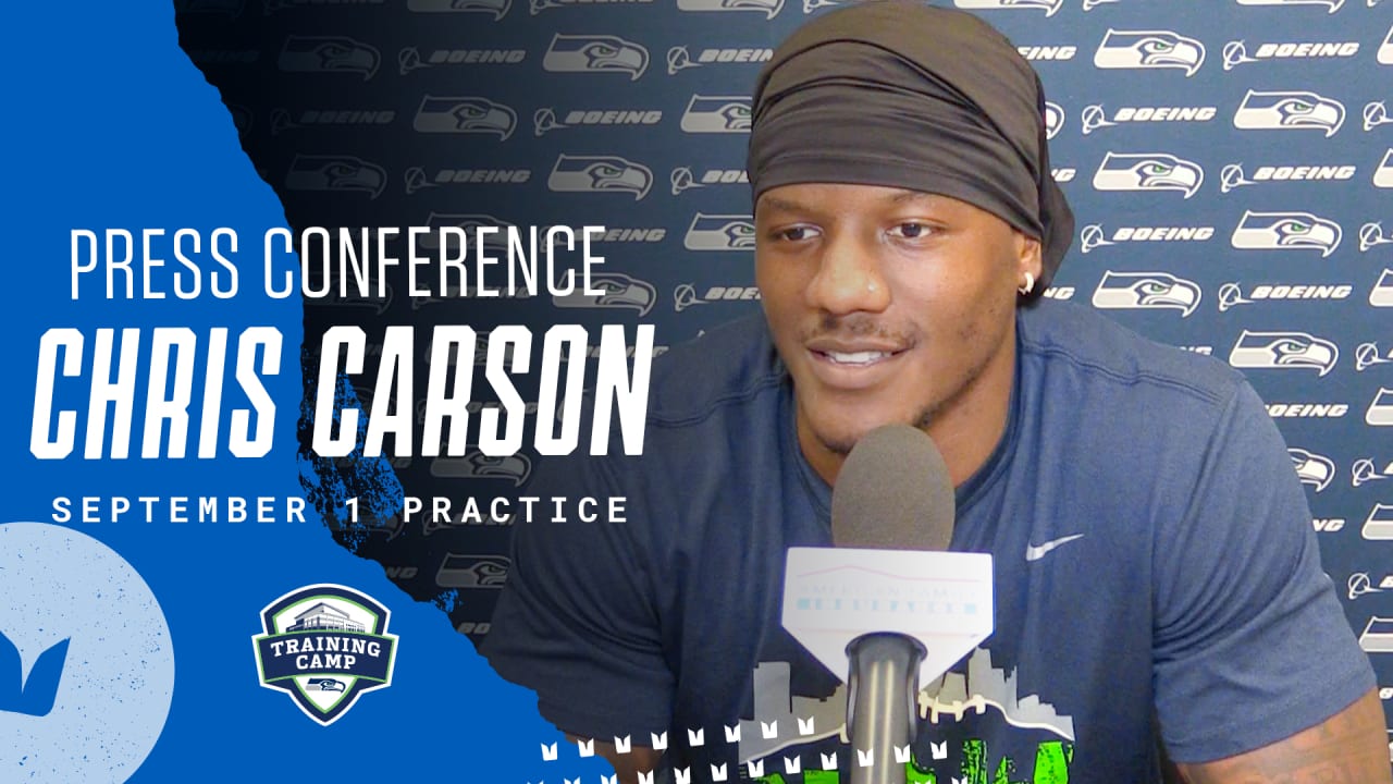 Chris Carson 2020 Training Camp September 1st Press Conference