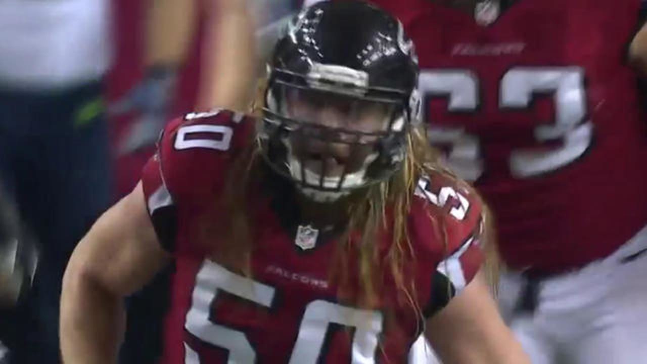 Brooks Reed Explodes Through Middle For Sack