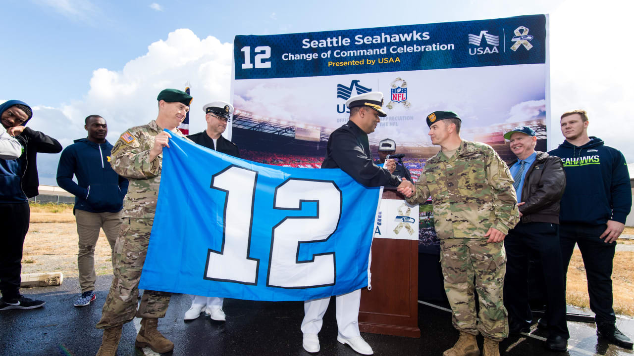 1st Special Forces Group Accepts “Big Honor” From Seahawks During USAA ...