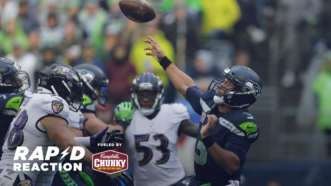 2019 Week 7 Rapid Reaction: Ravens 30, Seahawks 16