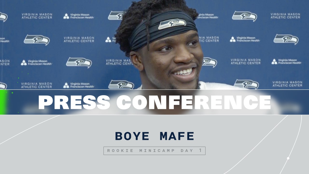 Boye Mafe Rookie Minicamp Day 1 Press Conference