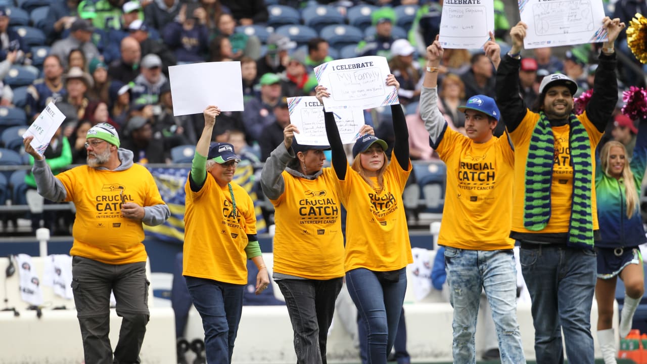 2018 Week 5: Seahawks Honor Cancer Survivors With Halftime Ceremony
