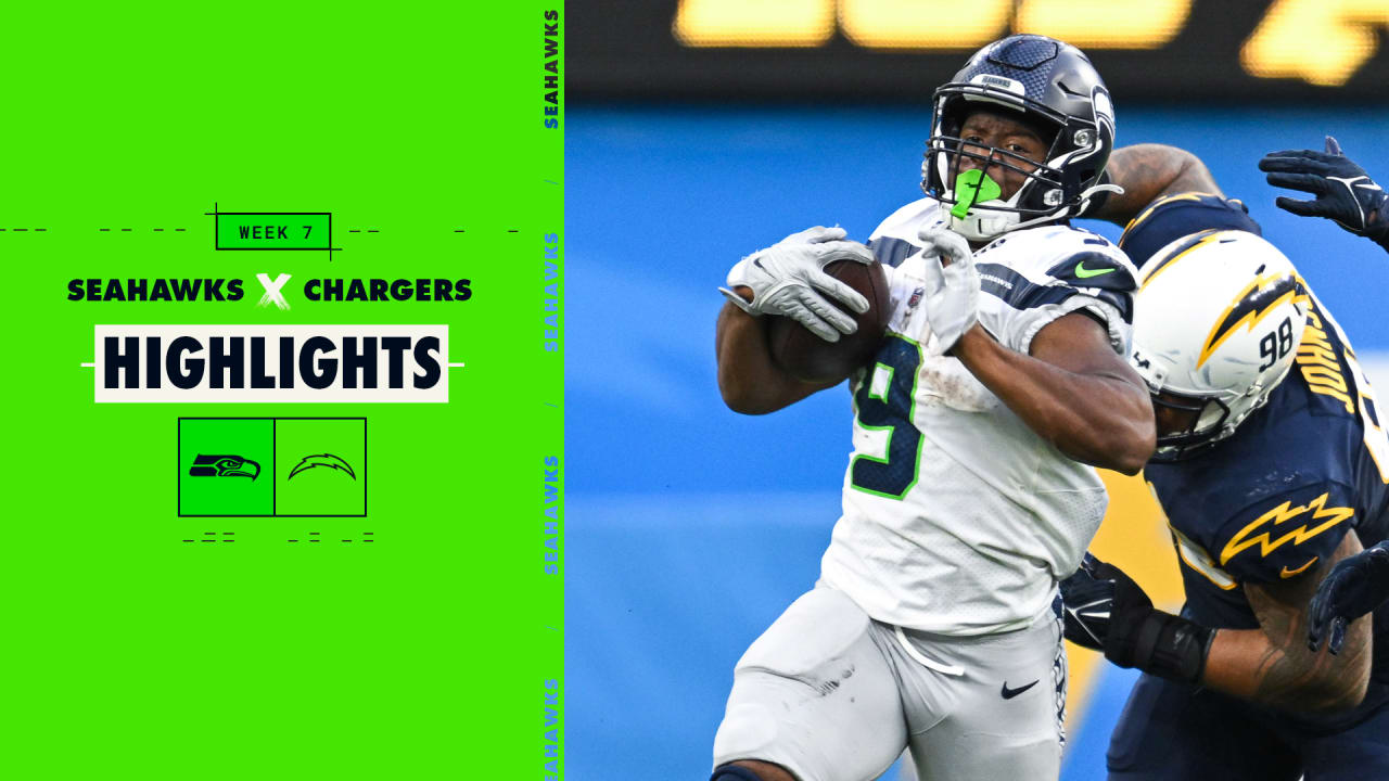 2022 Week 7 Seahawks at Chargers Kenneth Walker 74-Yard Rushing TD ...