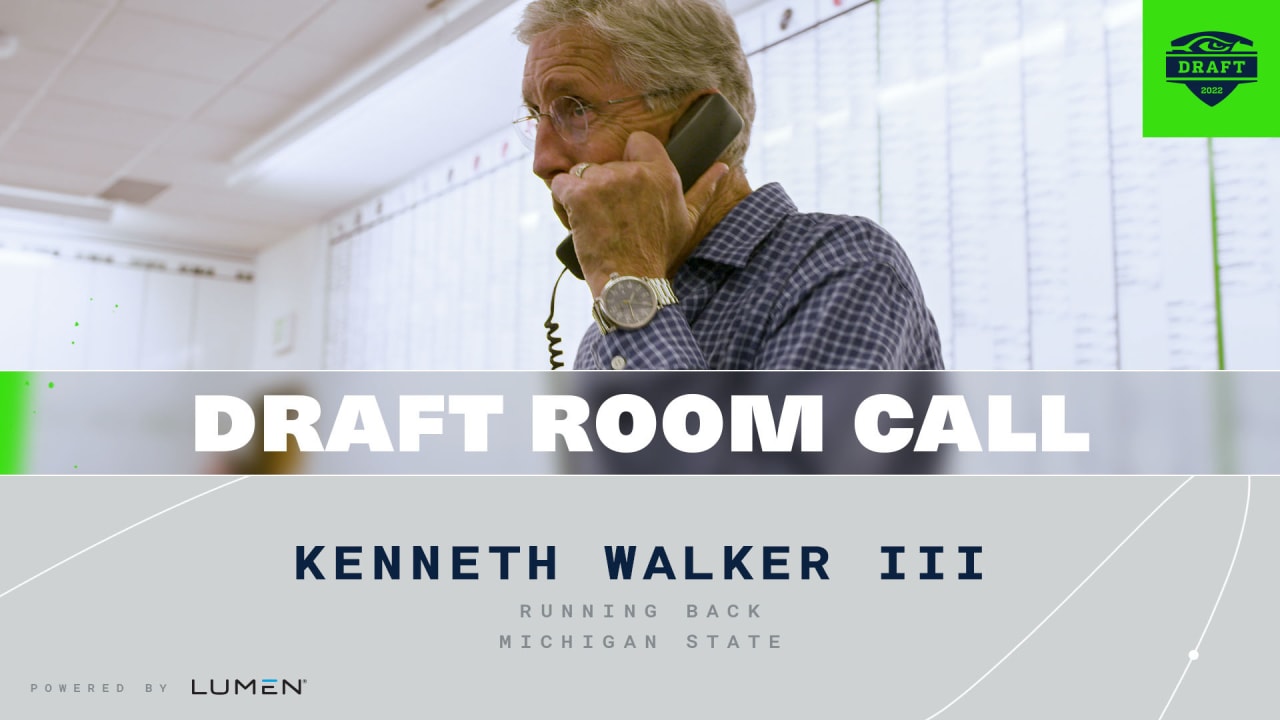 2022 NFL Draft Seahawks Pick RB Kenneth Walker III Gets The Call From ...