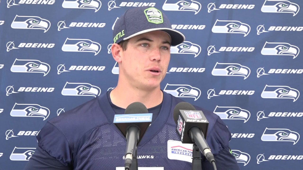 Jason Myers Seahawks 2019 OTAs Press Conference