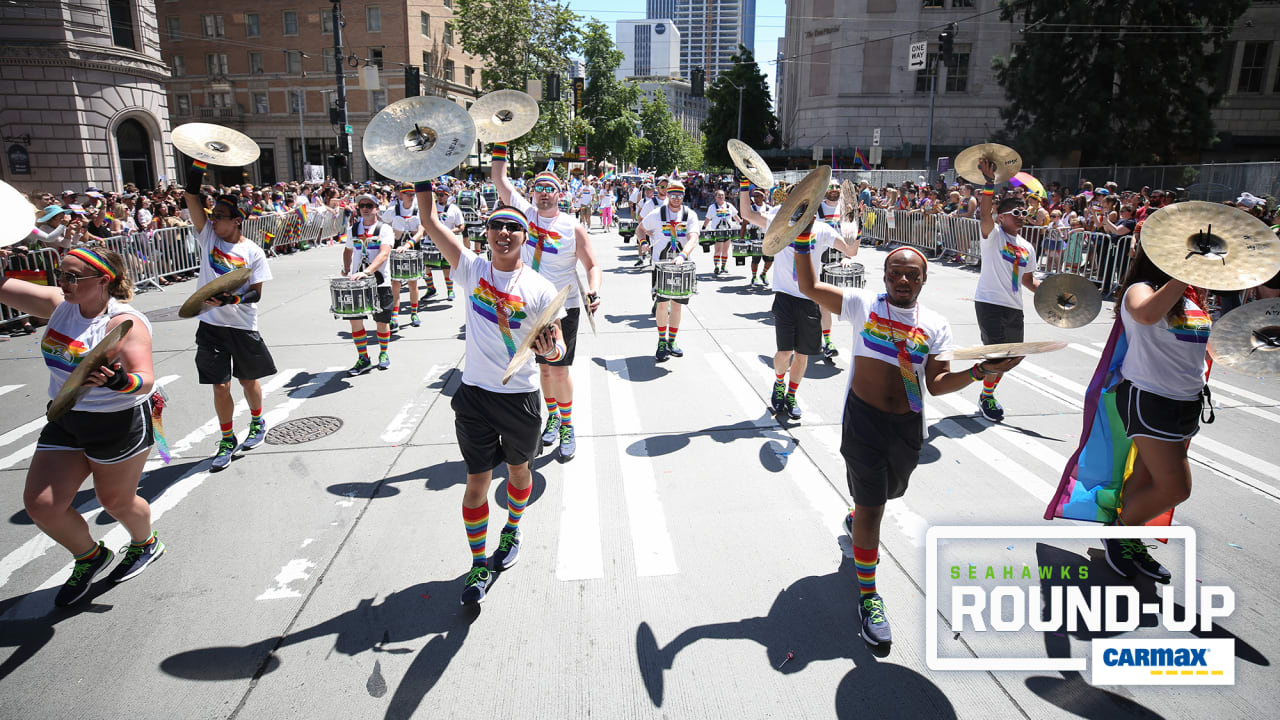 Monday Round-Up: Seahawks Walk In Seattle Pride Parade