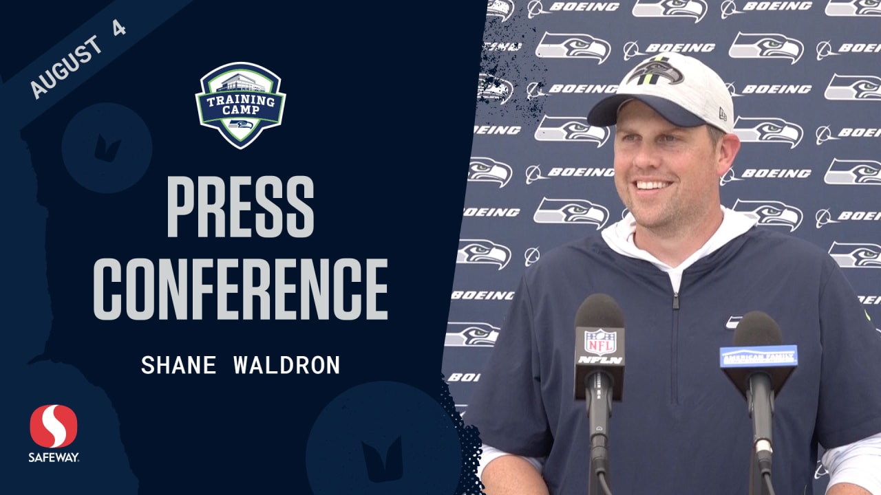 Shane Waldron Seahawks Training Camp Press Conference - August 4