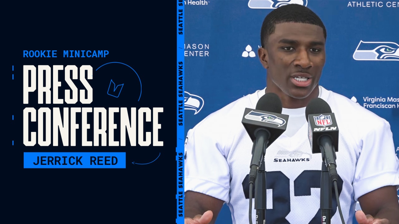 Jerrick Reed II Seahawks Rookie Minicamp Press Conference