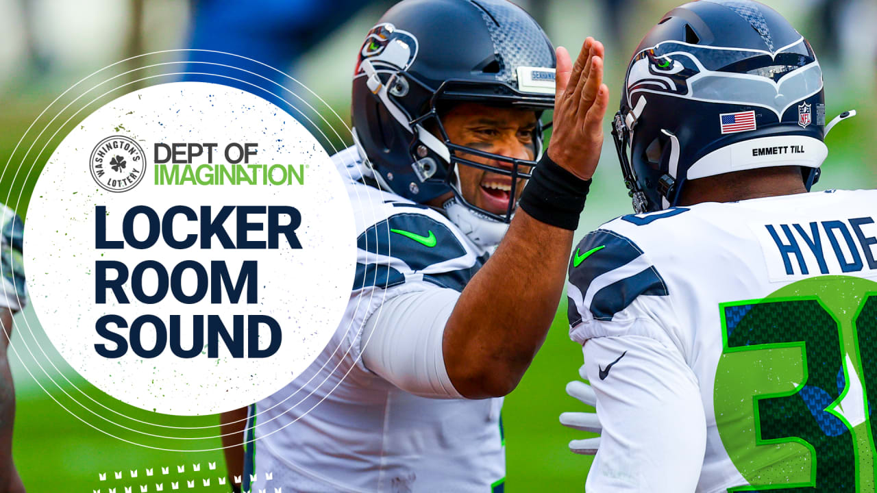Locker Room Sound at Washington Football Team: Seattle Seahawks Clinch ...