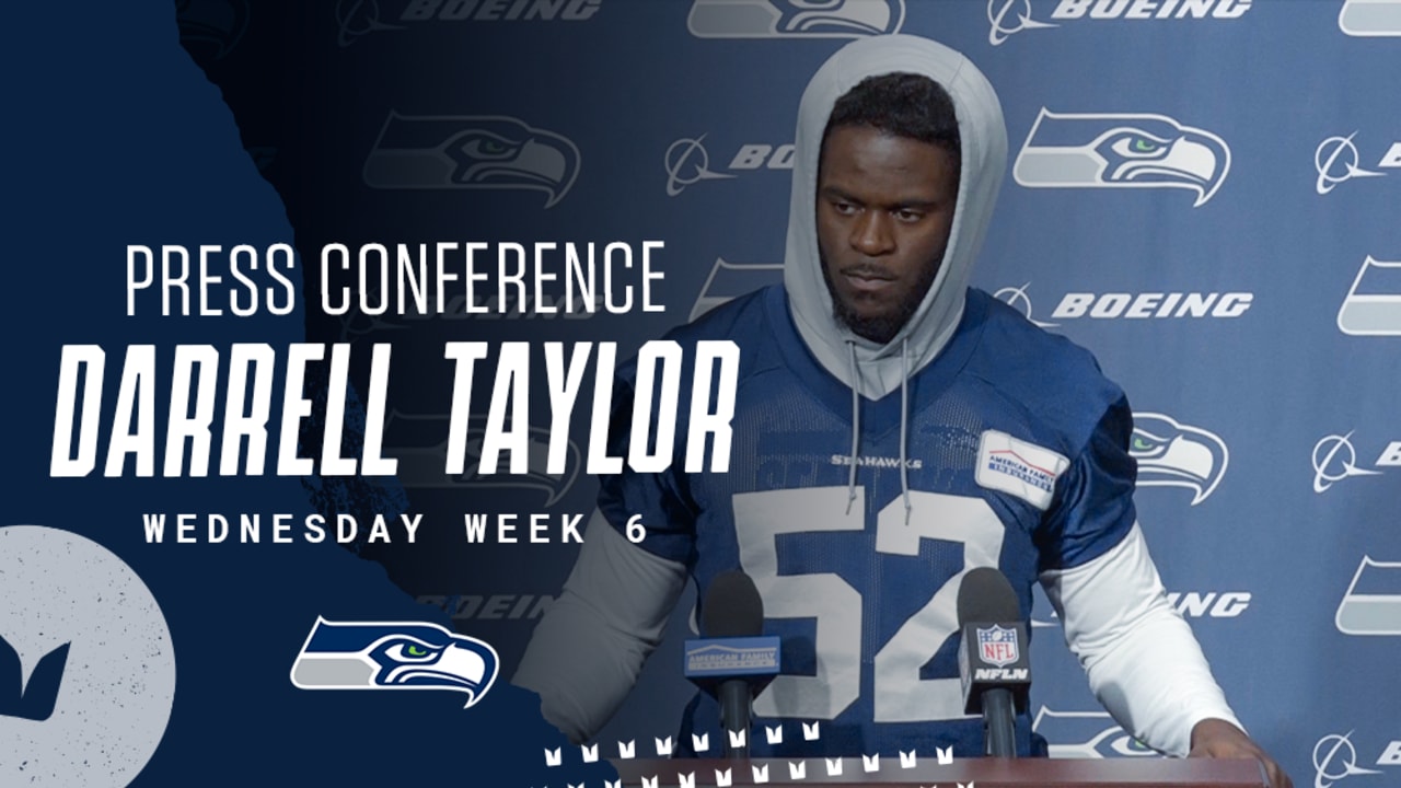 Darrell Taylor Seahawks Wednesday Press Conference - October 13