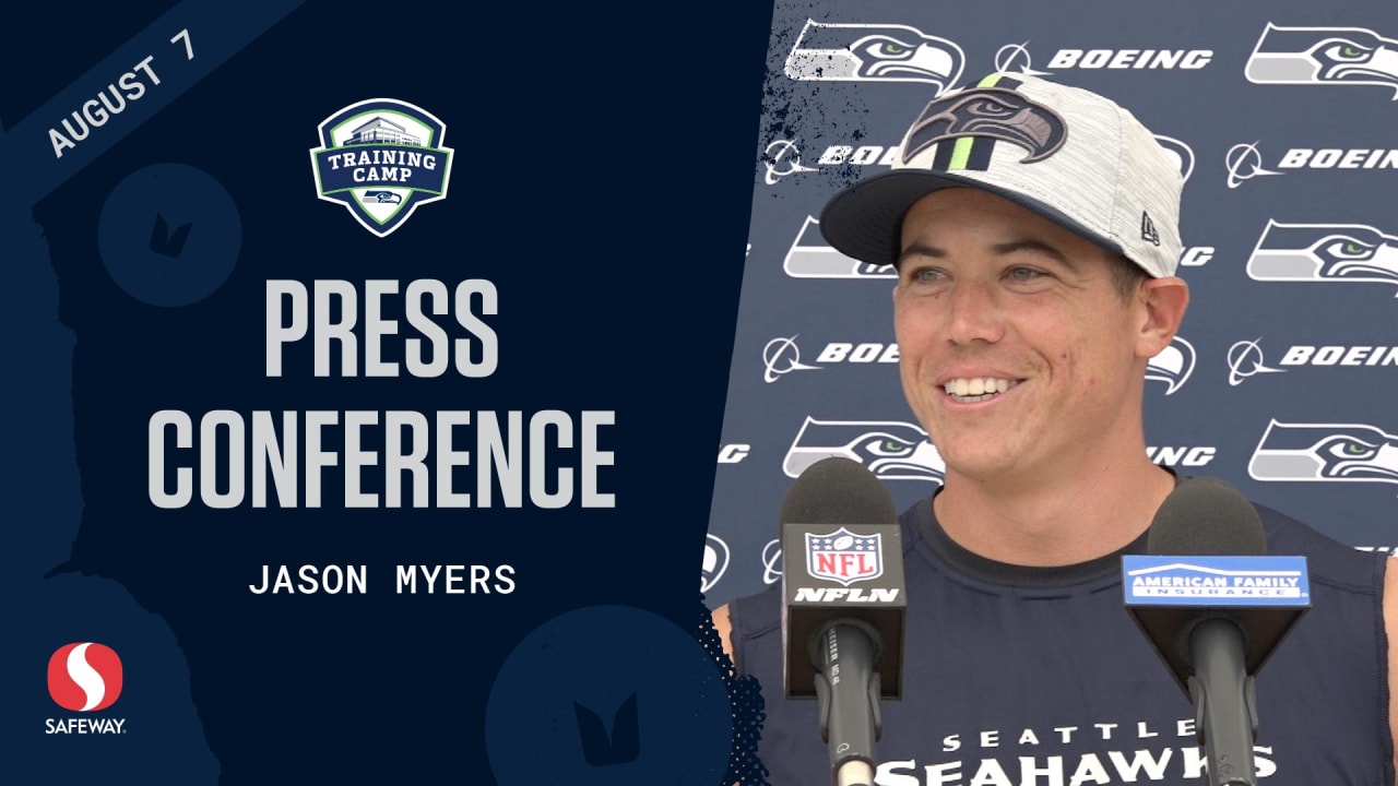 Jason Myers Seahawks Training Camp Press Conference - August 7
