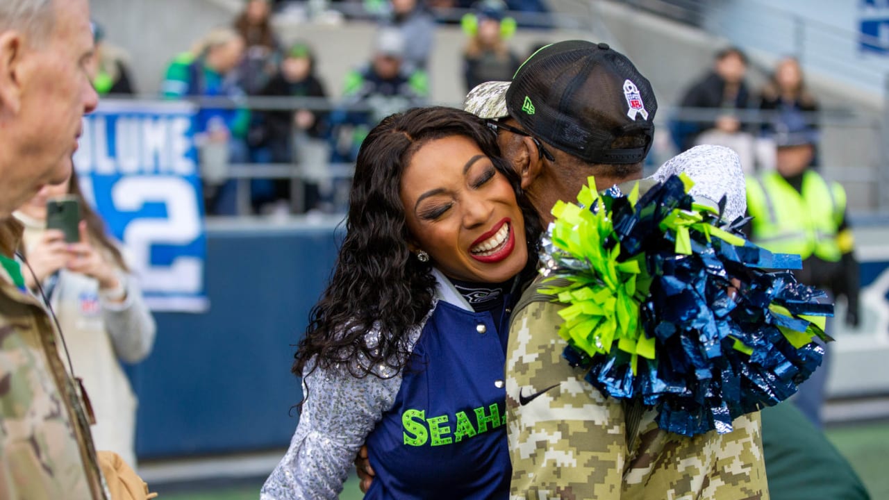 PHOTOS: Seahawks Dancer Victoria's Father Honored During Salute to ...