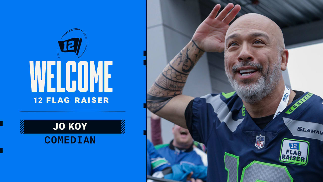 PHOTOS: Comedian Jo Koy Raises The 12 Flag