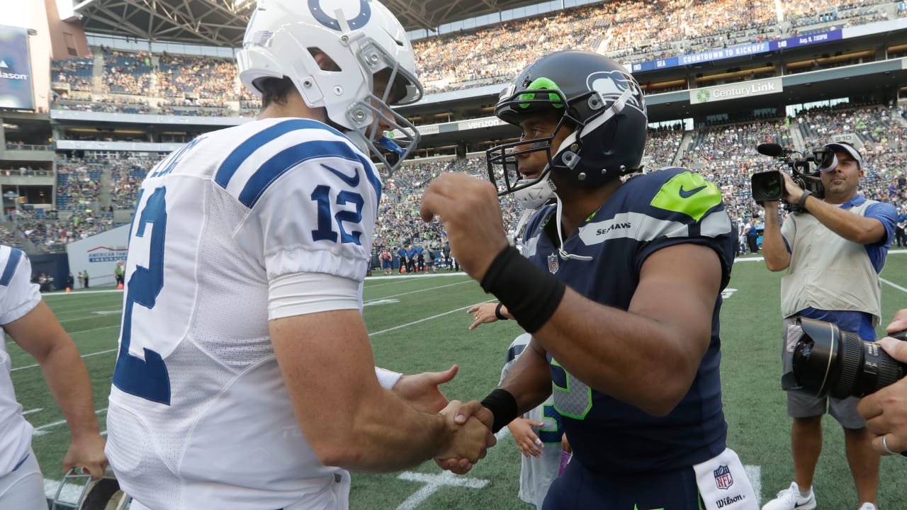 Russell Wilson Reacts To News Of Andrew Luck’s Retirement