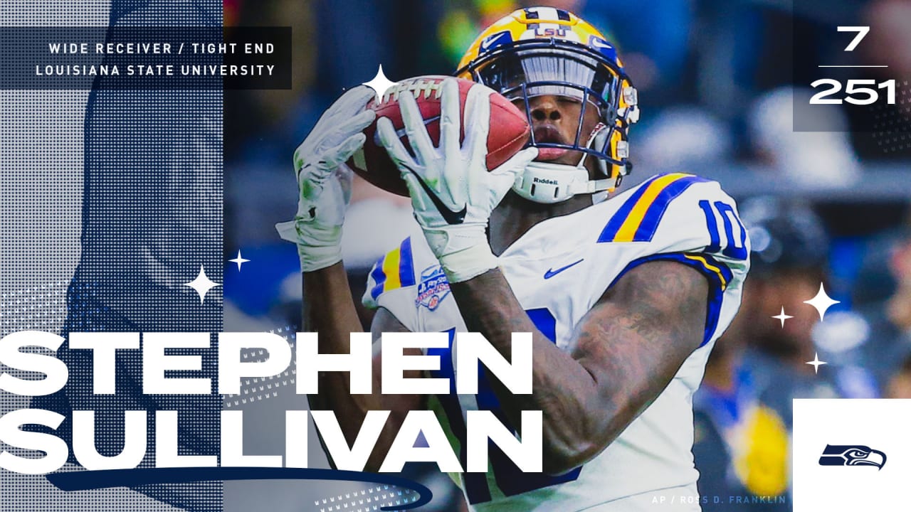 Seahawks Trade Into Seventh Round, Select LSU WR Stephen Sullivan