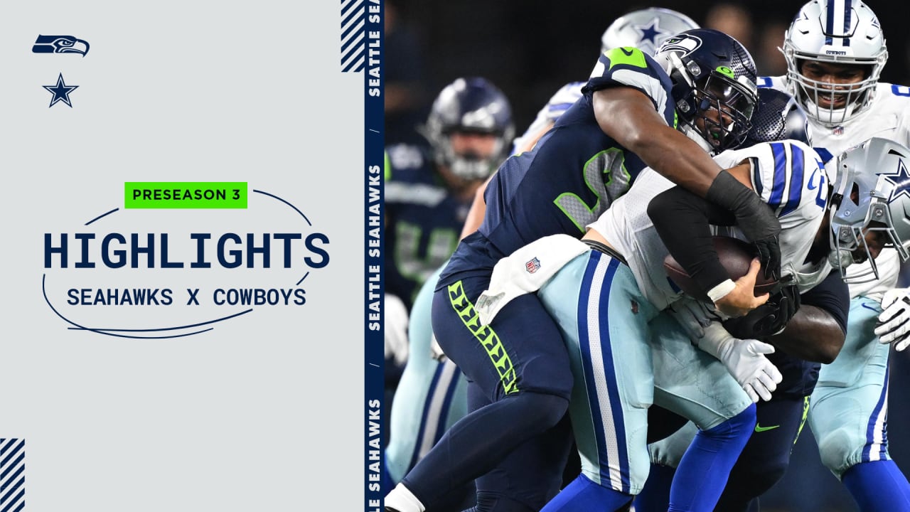 2022 Preseason Week 3 Seahawks at Cowboys Game Highlights