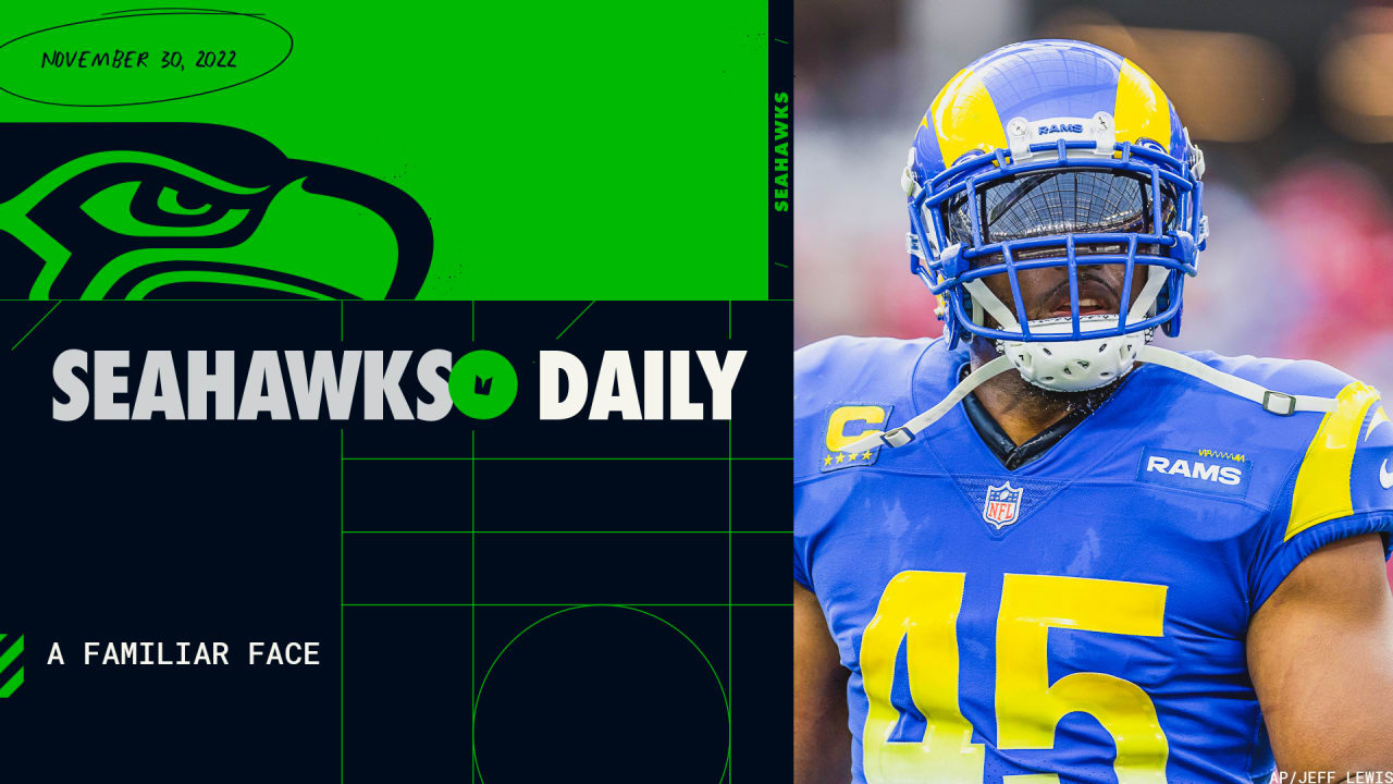 Seahawks Daily: A Familiar Face