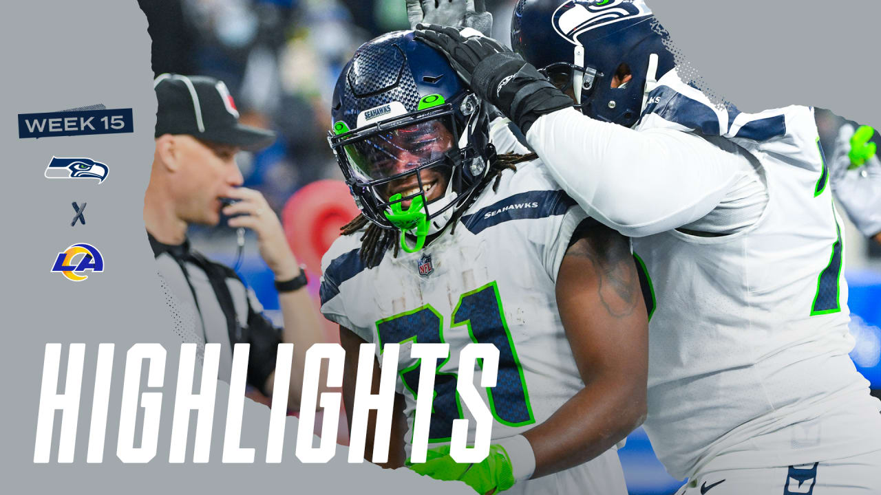 2021 Week 15 Seahawks at Rams DeeJay Dallas 4-Yard TD Run Highlight