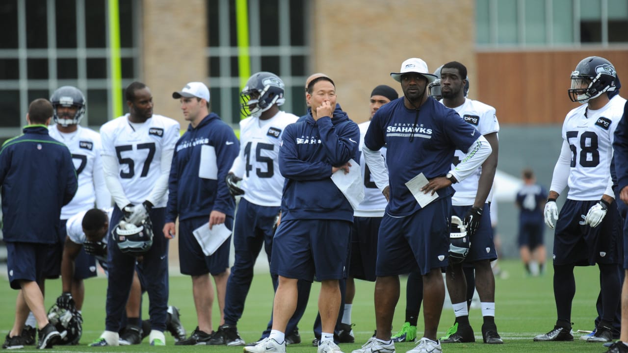 Seahawks Coaches Mic'd Up at Minicamp: Travis Jones, Rocky Seto & Carl ...