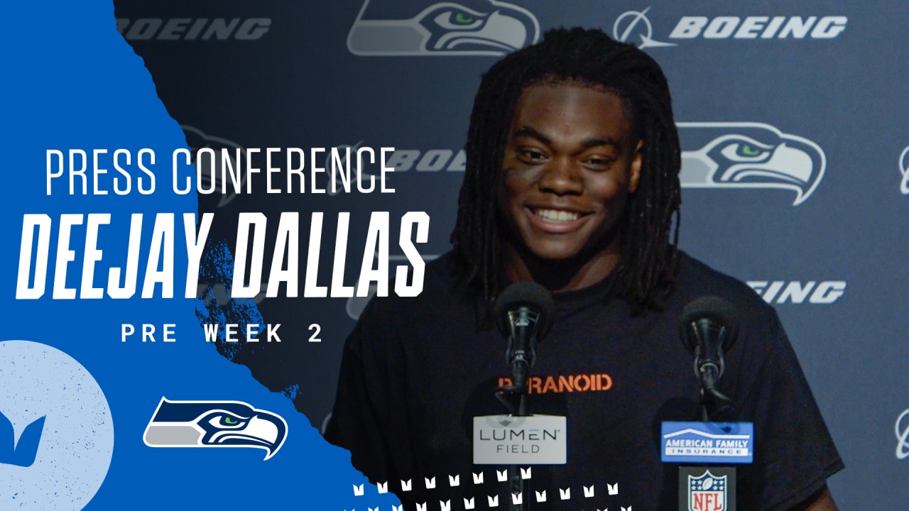 DeeJay Dallas Seahawks Postgame Press Conference - Preseason Week 2 vs ...