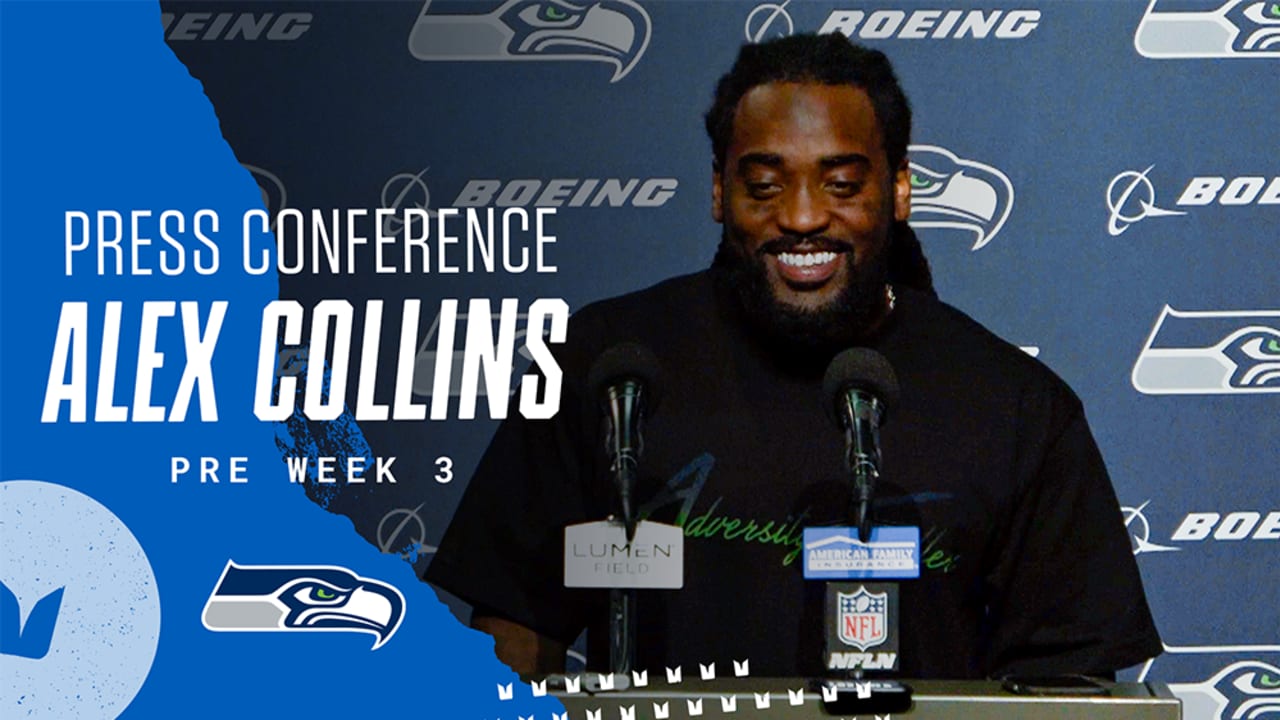 Alex Collins Seahawks Postgame Press Conference - Preseason Week 3 vs ...