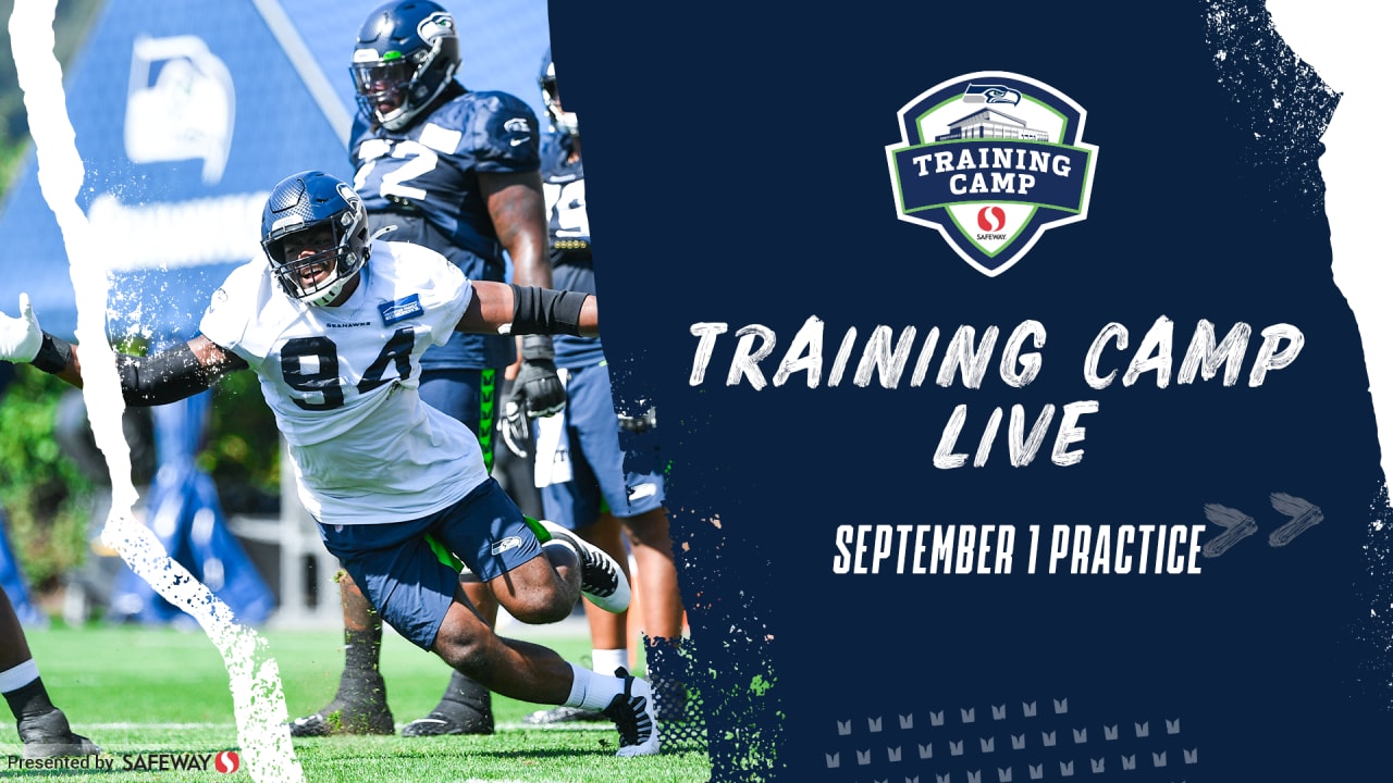 Seahawks Training Camp Practice Live: September 1