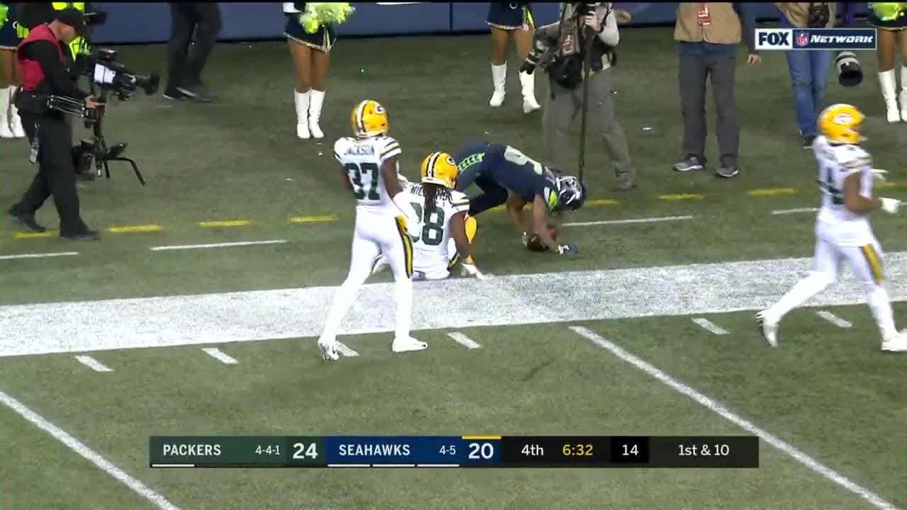 Tyler Lockett Hauls In Diving Grab For 34 Yards