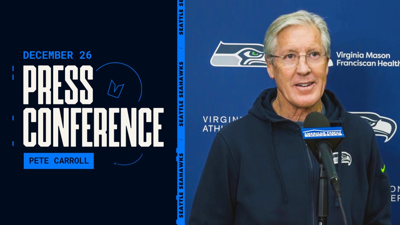 Pete Carroll Monday Press Conference - December 26