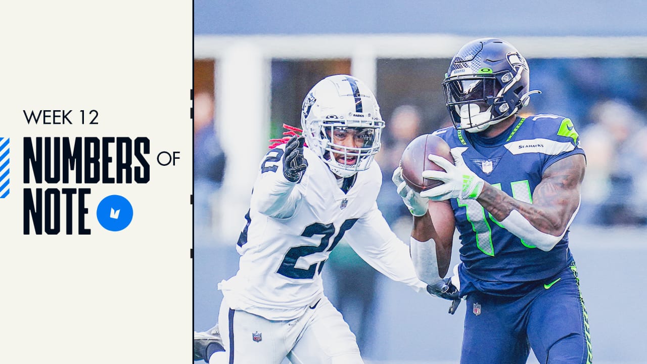 12 Numbers Of Note From The Seahawks’ Week 12 Loss To The Raiders