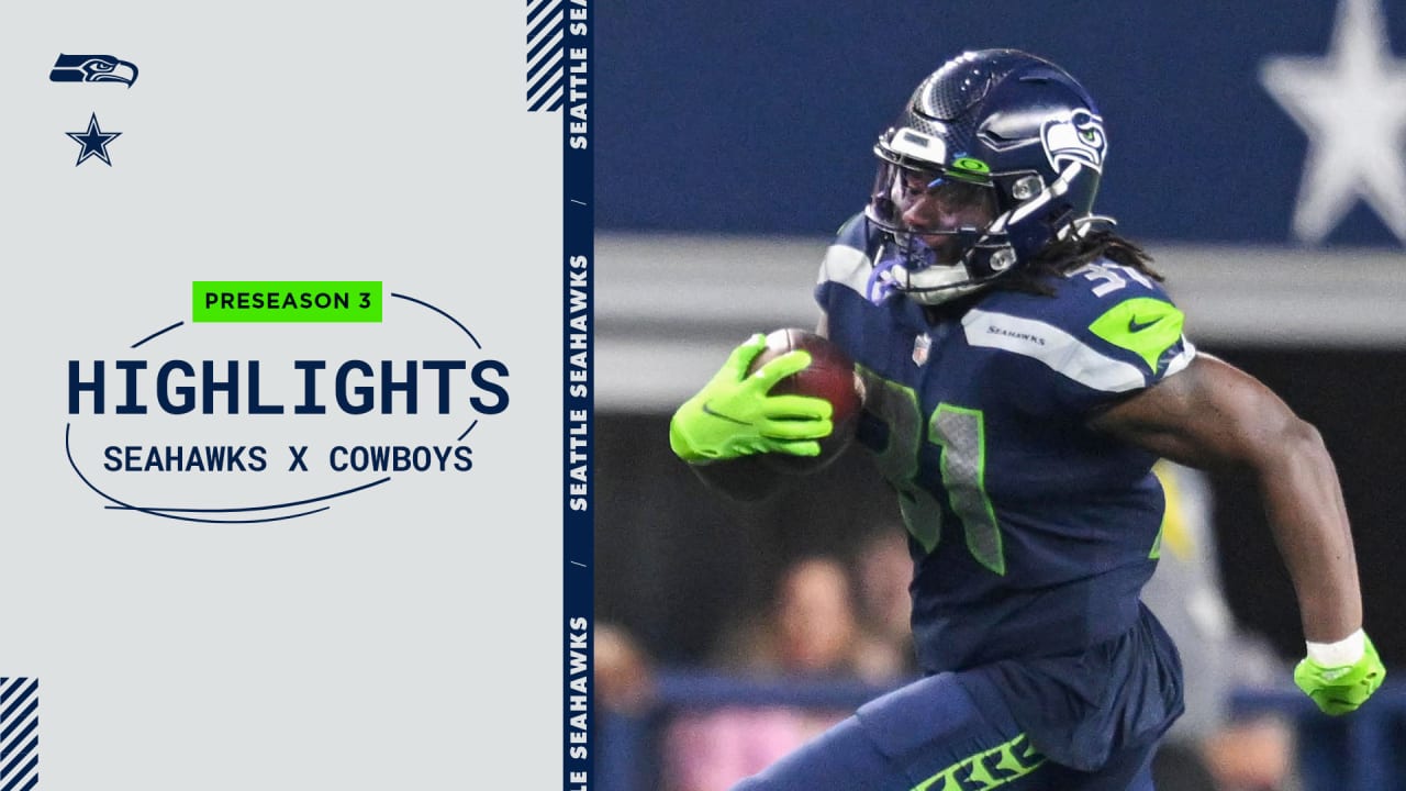 2022 Preseason Week 3 Seahawks at Cowboys Full Highlights