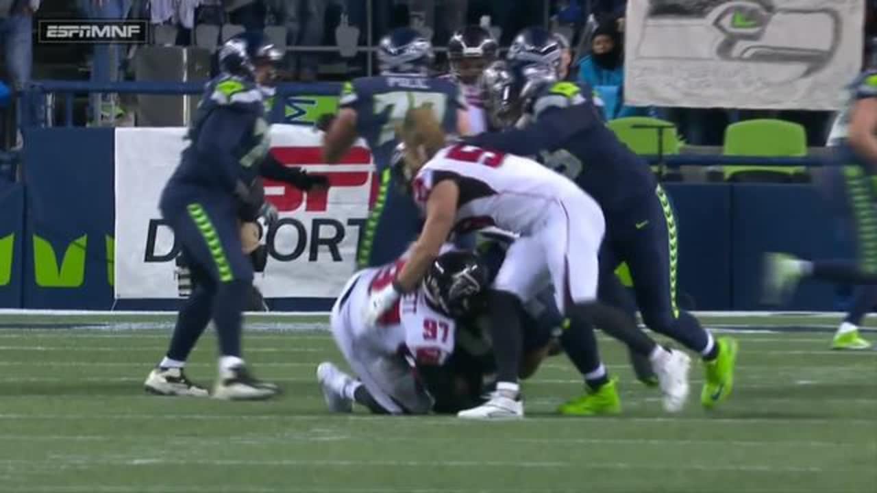 Grady Jarrett Sacks Russell Wilson