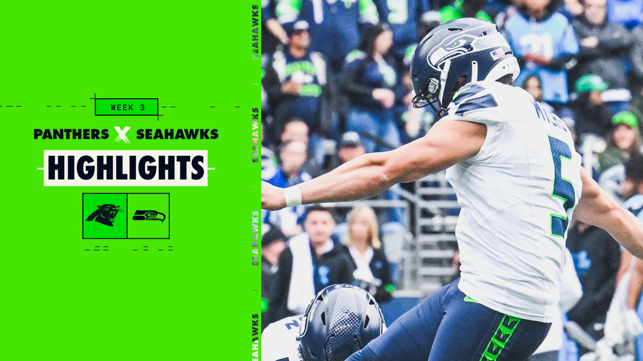 2023 Week 3 Seahawks vs. Panthers Jason Myers Makes A 43-Yard Field Goal Highlight