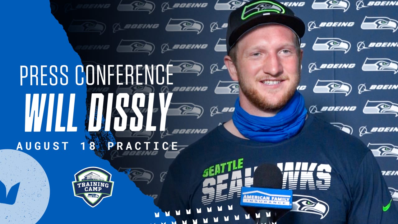 Will Dissly 2020 Training Camp August 18th Practice Press Conference