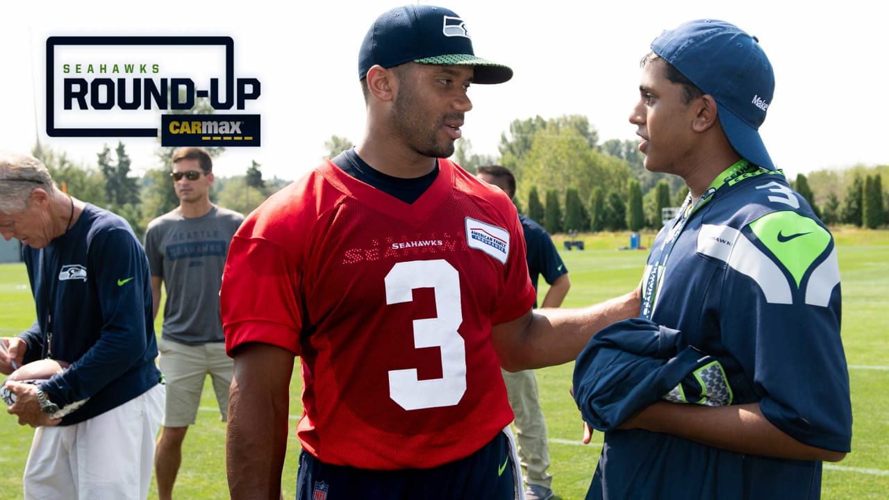 Wednesday Round-Up: Make-A-Wish Kid Sabareesh Meets The Seahawks