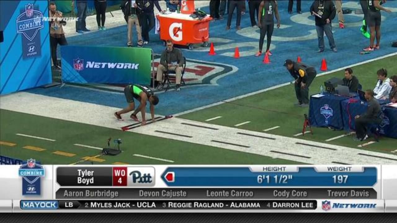 2016 NFL Combine: Tyler Boyd 40-Yard Dash