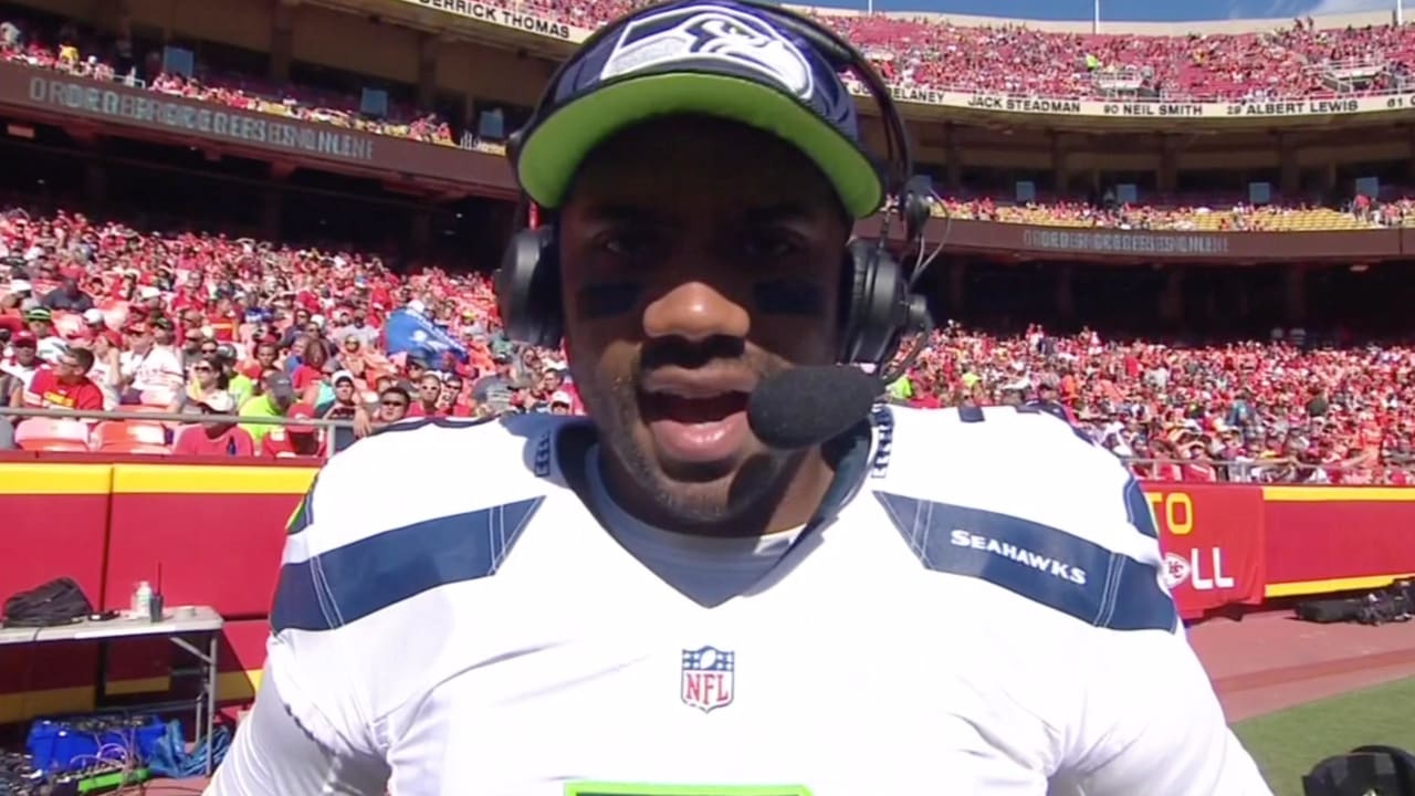 Preseason Week 1 - Russell Wilson Sideline Interview