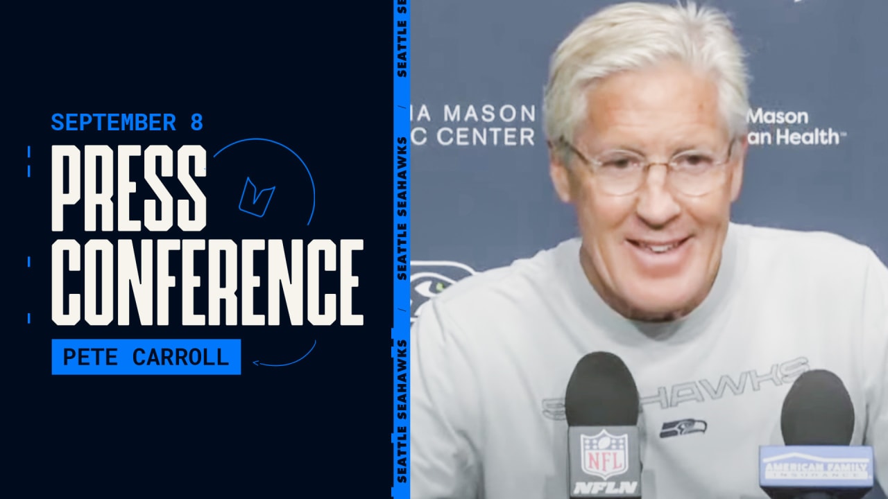 Pete Carroll Thursday Regular Season Press Conference- September 8