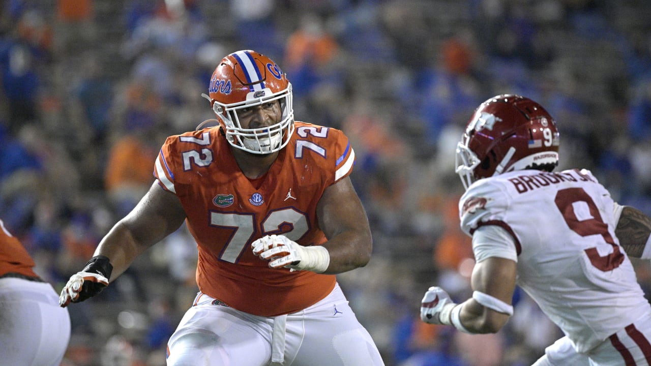 Photos of Stone Forsythe At Florida - 2021 NFL Draft