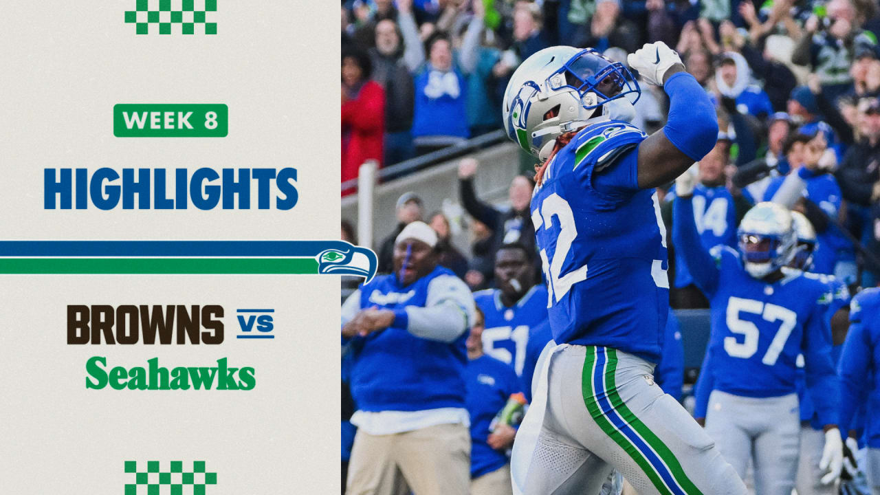 2023 Week 8 Seahawks vs. Browns Darrell Taylor Sacks P.J. Walker Highlight