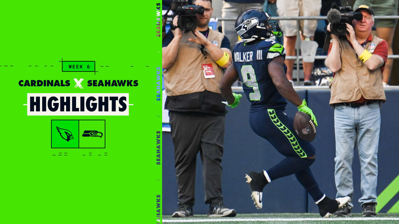 2022 Week 6 Seahawks vs. Cardinals Kenth Walker III 11-Yard TD Run ...