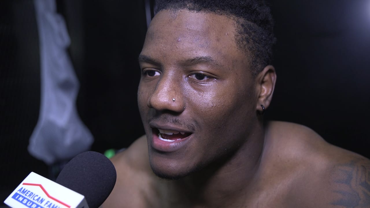 Locker Room Sound at Panthers: Chris Carson Flip "Out Of This World"