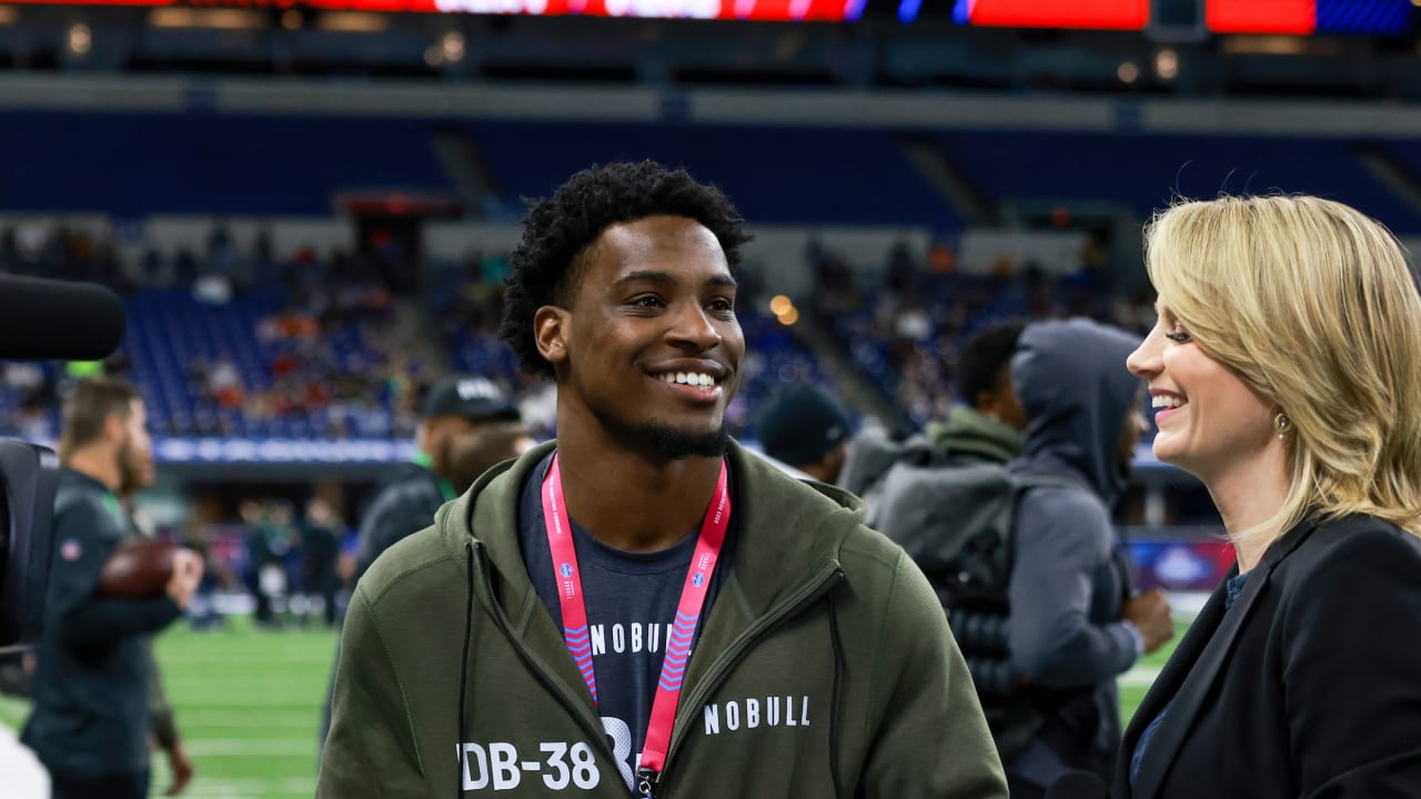 PHOTOS: Devon Witherspoon At 2023 NFL Scouting Combine