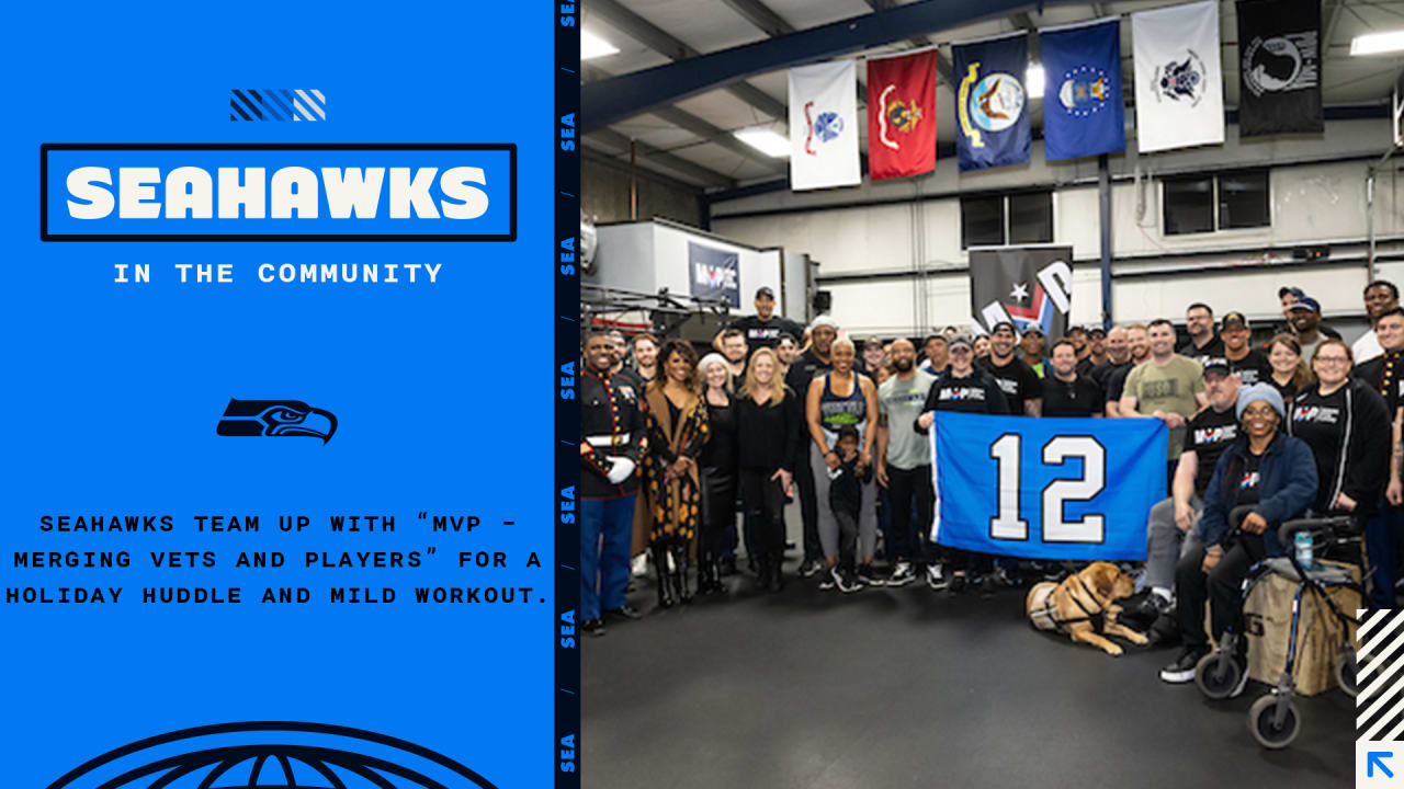 PHOTOS: Seahawks Team Up With "MVP - Merging Vets And Players" For A ...