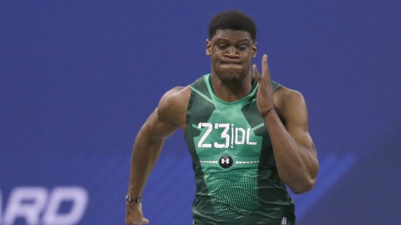 Nebraska defensive lineman Randy Gregory runs impressive 40 time