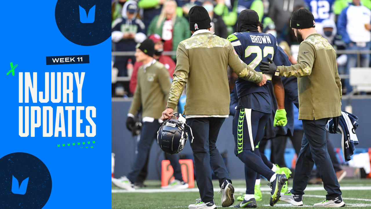 Tre Brown Suffers Patellar Tendon Injury & Other Seahawks Injury Updates
