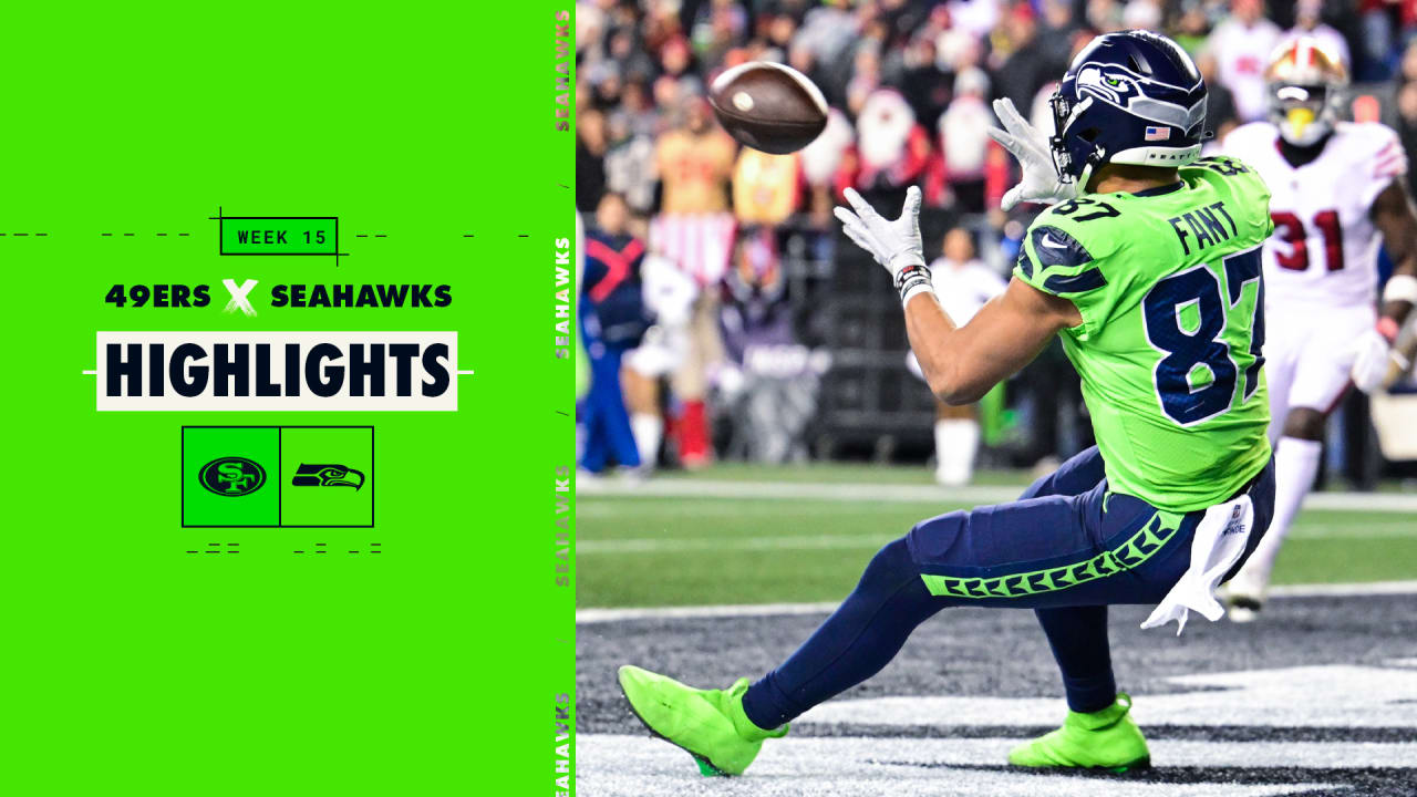 2022 Week 15 Seahawks vs. 49ers Geno Smith Throws 10-Yard Touchdown ...