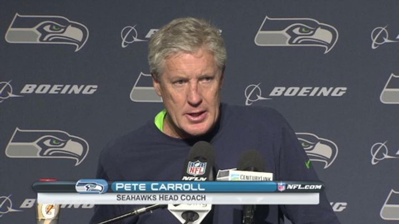 Seahawks postgame press conference